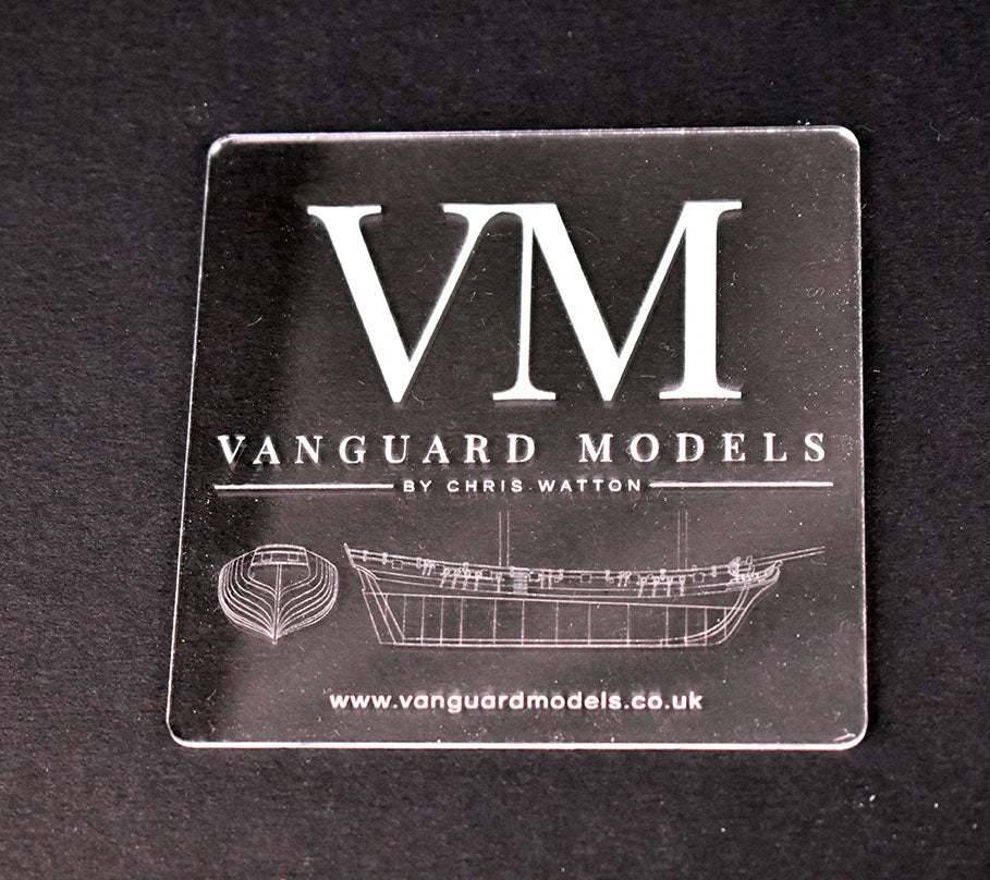 Vanguard Model Coaster with etched Speedy lines – Vanguard Models