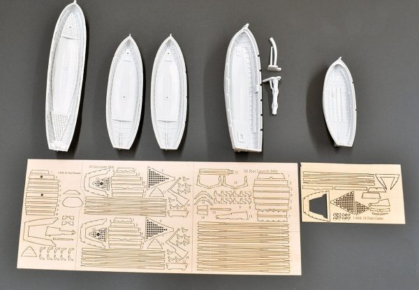HMS Indefatigable Boat Set – Vanguard Models