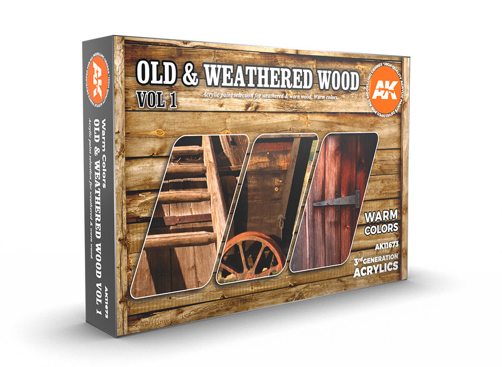 Old & Weathered Wood Vol 1 (Warm Colours) – Vanguard Models